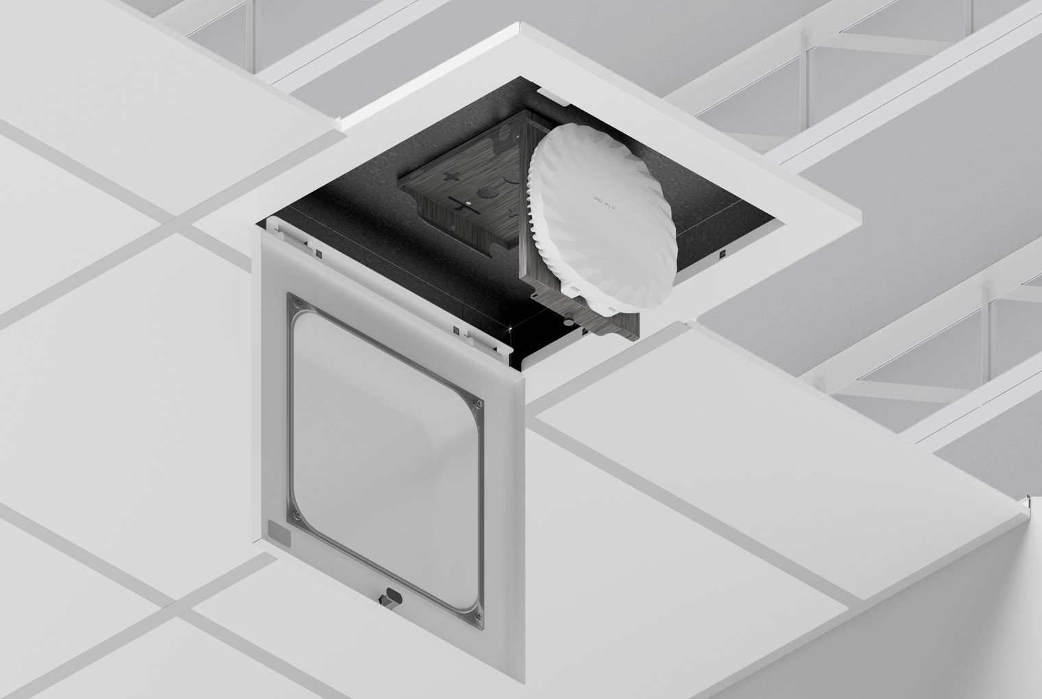 Oberon Wi-Tile Ceiling Enclosures 1047